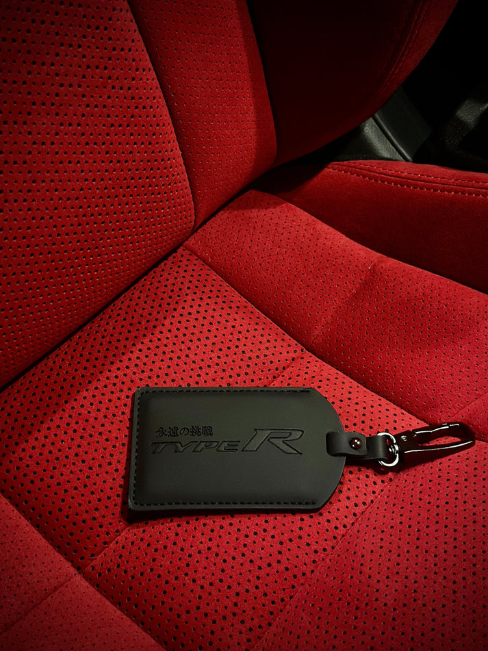 FL5 Type R Black Leather Key Card Holder | Dream Performance Australia