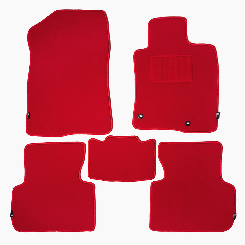 Honda Civic Type R FL5 FL1 DE5 INTEGRA TYPE S Racing Red Floor Mats ...